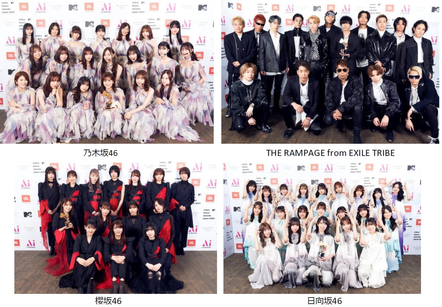 BE:FIRST、JO1、NiziUなど 圧巻のステージを披露！優れたミュージックビデオを表彰する音楽アワード「MTV VMAJ 2021-THE LIVE-」12月18日（土）からHuluで ...